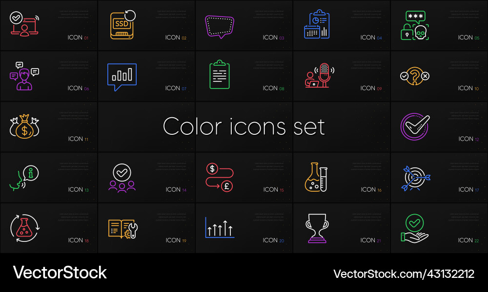Set of report engineering documentation Royalty Free Vector