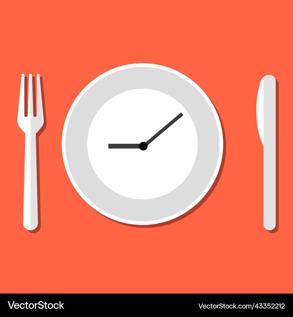 Weba business lunch sign Royalty Free Vector Image