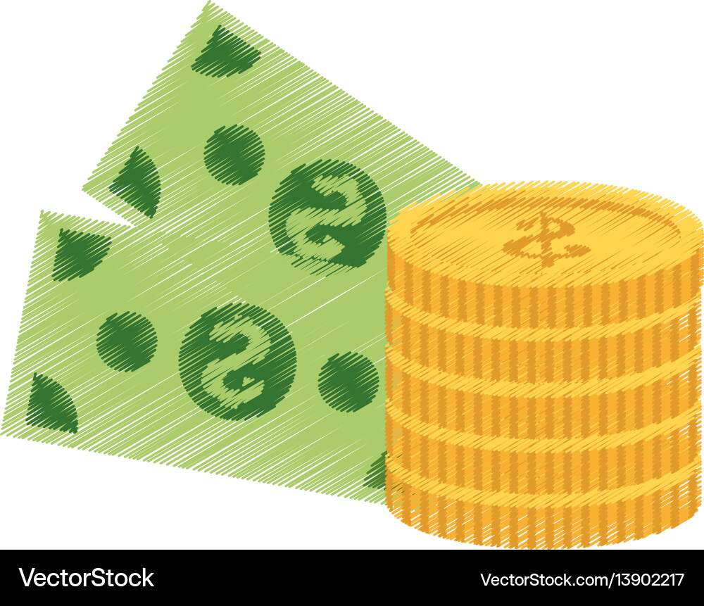 Cash money icon image Royalty Free Vector Image