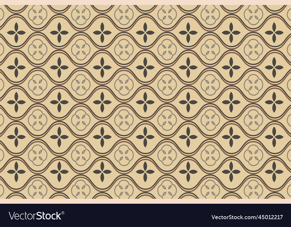 Seamless pattern wave background Royalty Free Vector Image