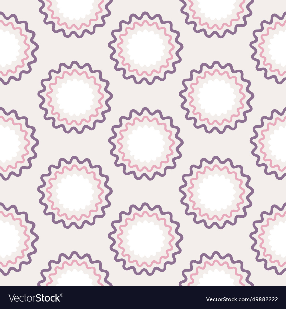 Wavy rounded lines pattern - 2 Royalty Free Vector Image
