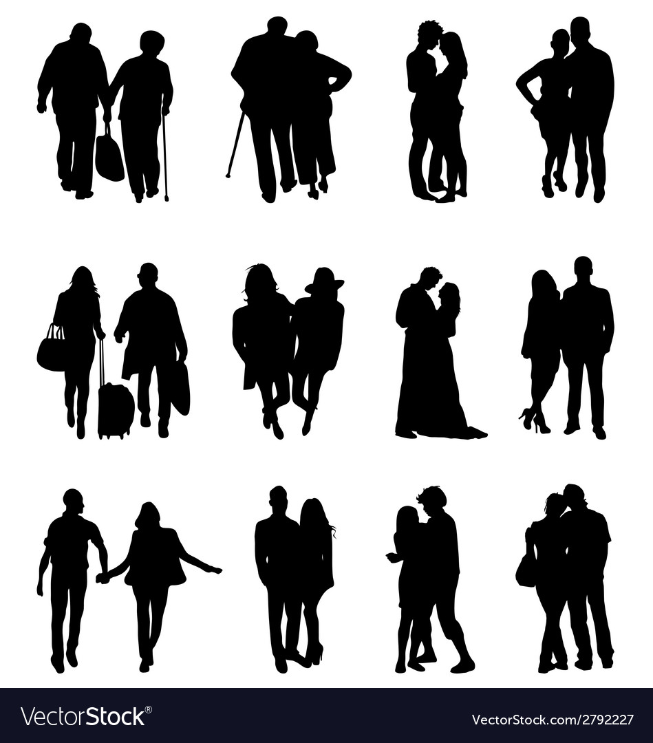Couples Royalty Free Vector Image - VectorStock