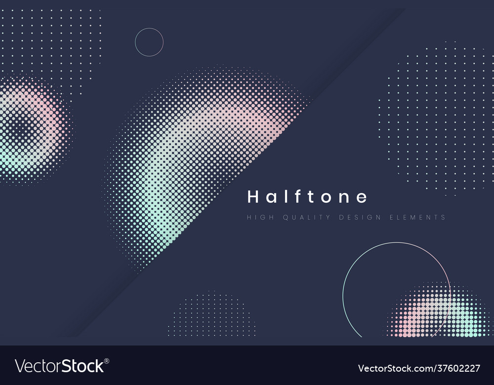 Halftone gradient background Royalty Free Vector Image