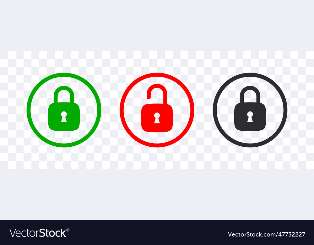 Lock icons padlocks badges security symbol icons Vector Image Lock icons padlocks badges security symbol icons Vector Image