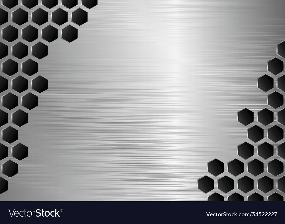 Metallic background Royalty Free Vector Image - VectorStock