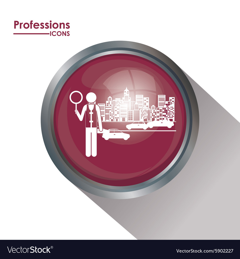 Professions design Royalty Free Vector Image - VectorStock