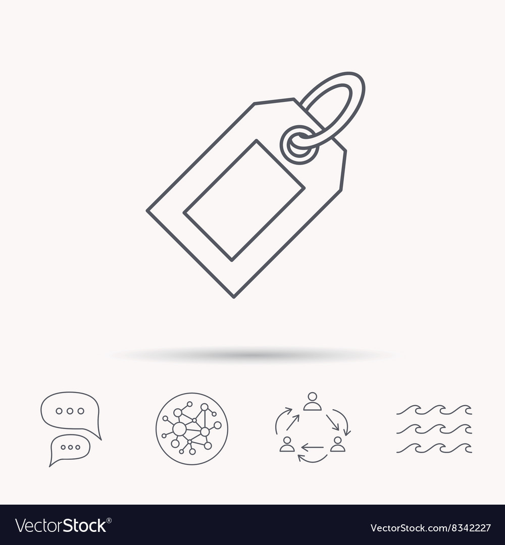 Sale tag icon price label sign Royalty Free Vector Image