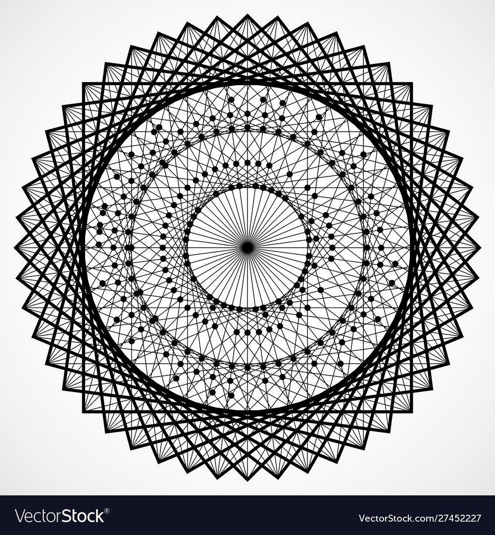 Wireframe polygonal element geometric Royalty Free Vector