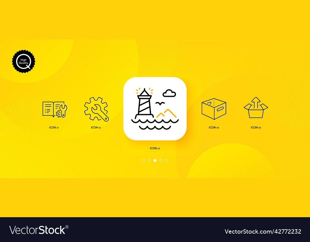 Customisation send box and engineering Royalty Free Vector