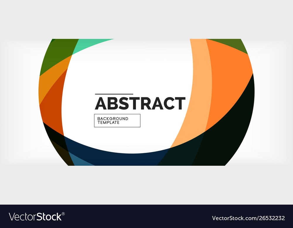 Linear wave web template Royalty Free Vector Image