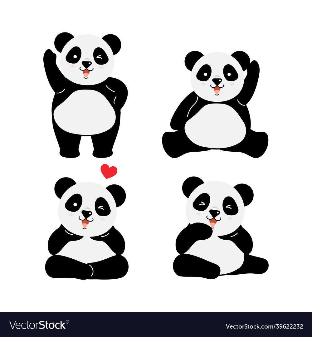 Panda Royalty Free Vector Image - VectorStock