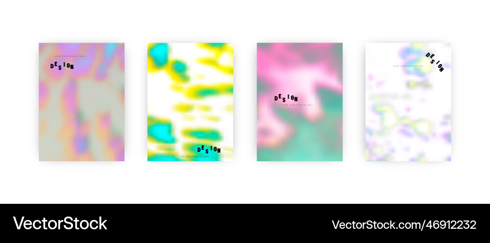 Set of cover templates Royalty Free Vector Image