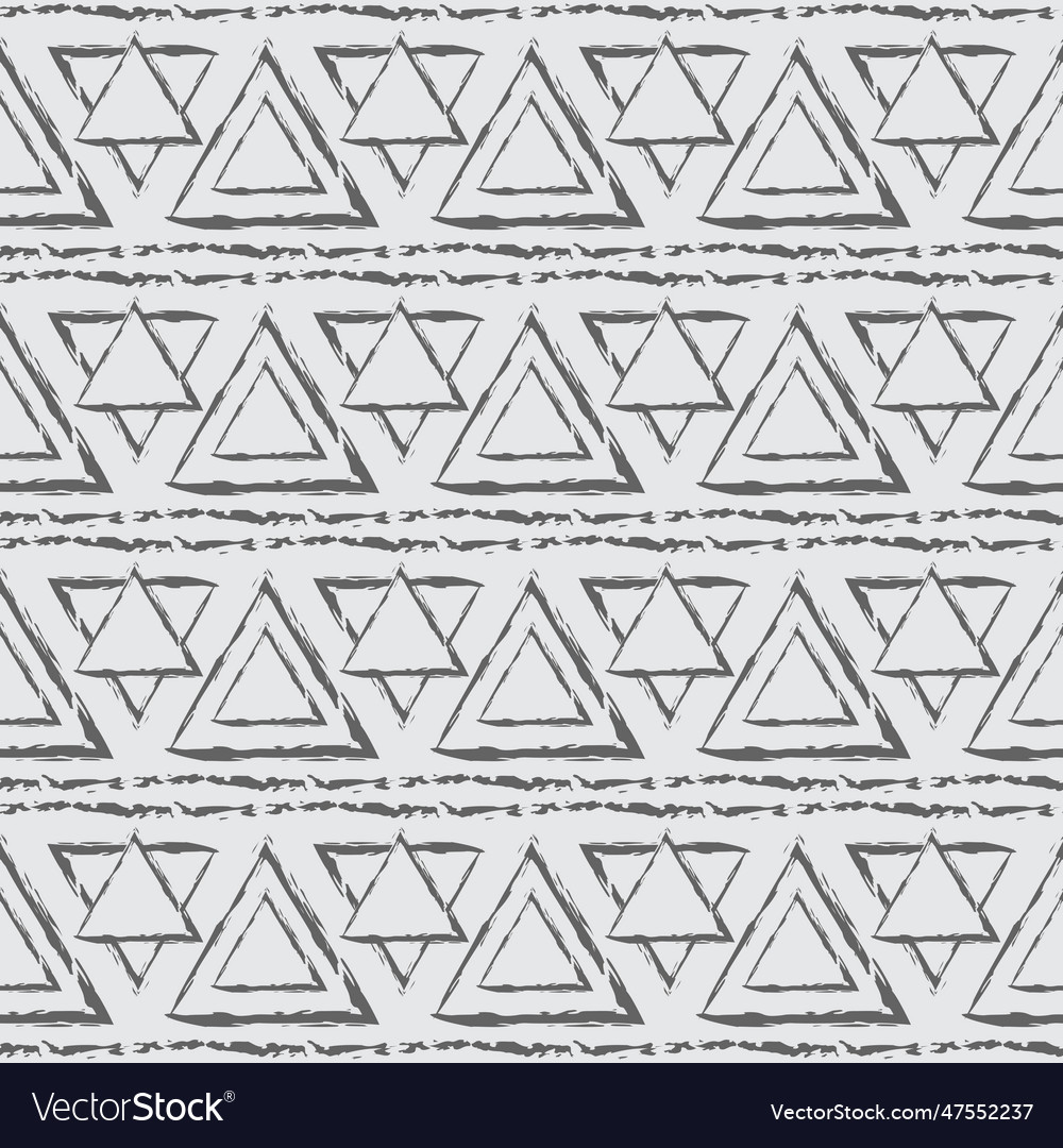 Abstract triangles seamless pattern background Vector Image