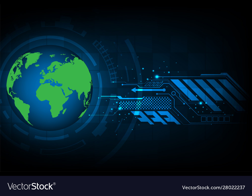 Background in concept technology Royalty Free Vector Image