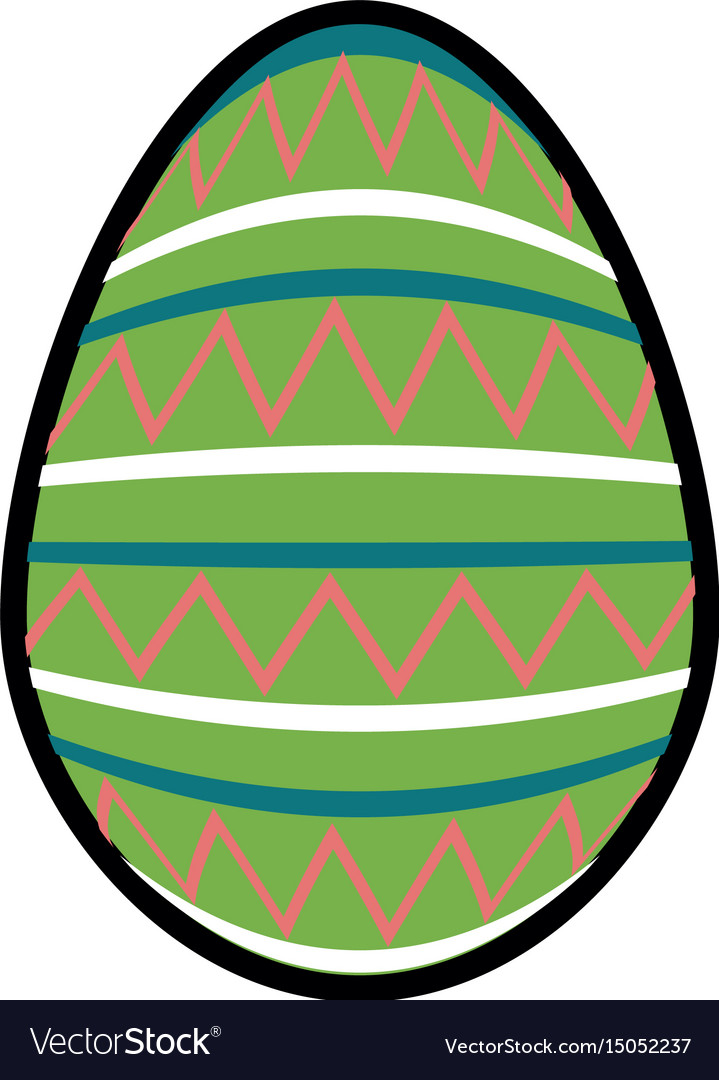 Egg easter chocolate Royalty Free Vector Image