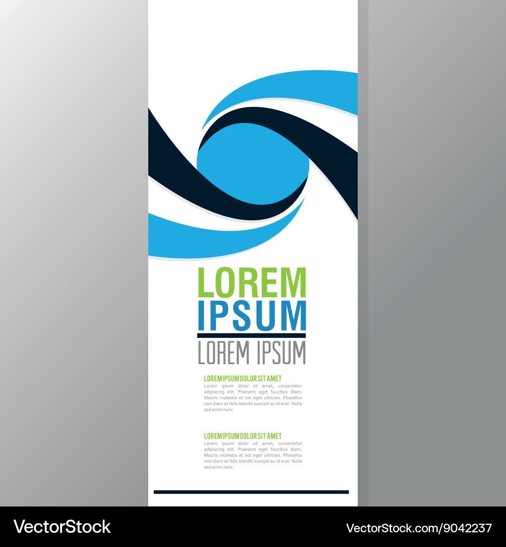 Flyer headline design paper icon colorful Vector Image