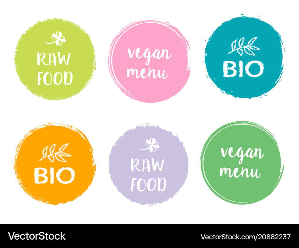 Set special offer signs with handwritten text Vector Image