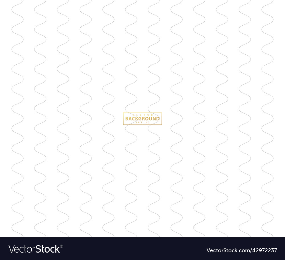 Wave Line And Wavy Zigzag Pattern Lines Abstract Vector Image