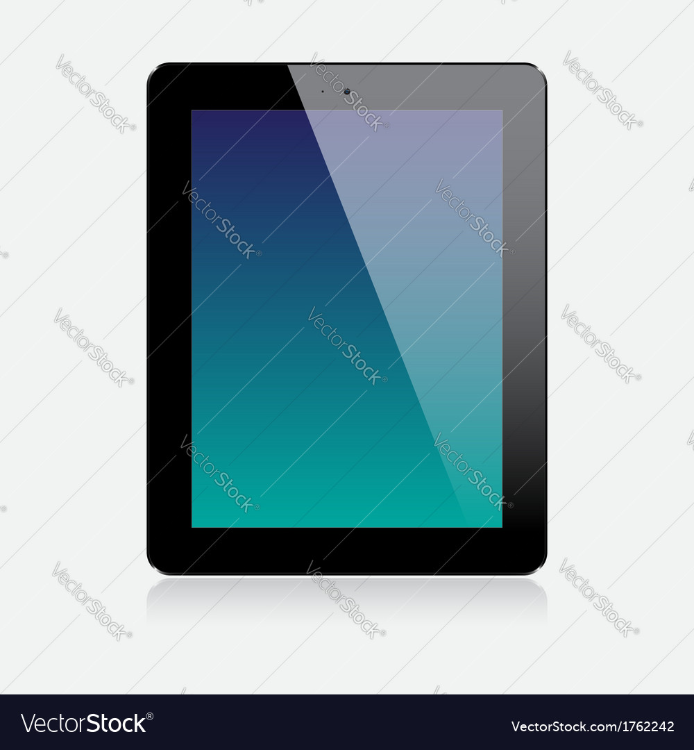 Realistic tablet Royalty Free Vector Image - VectorStock