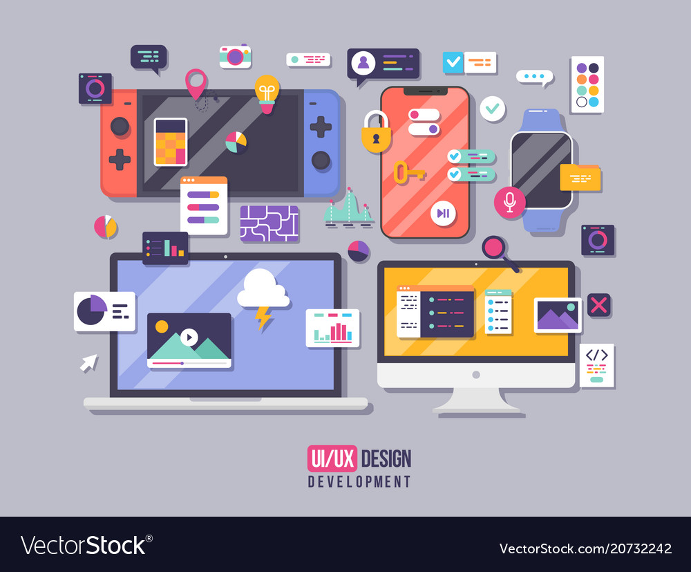 The process of developing interface for digital Vector Image
