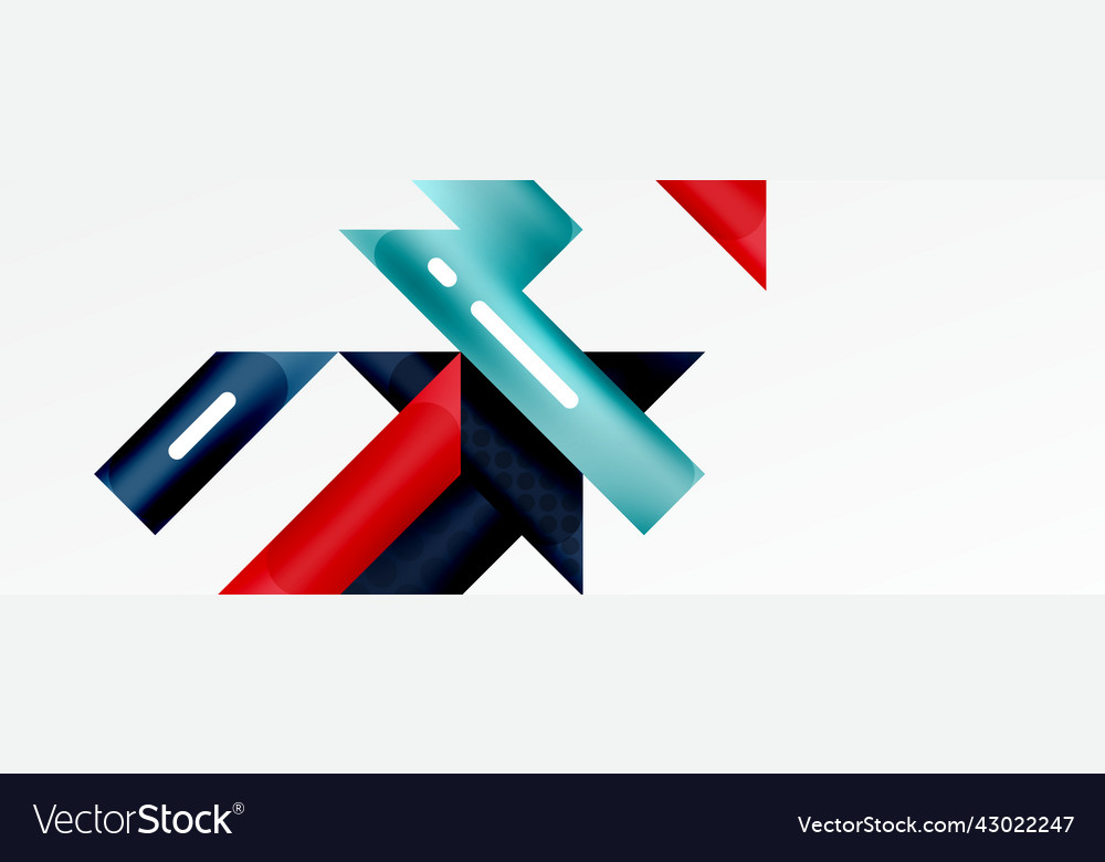 Background Color Abstract Overlapping Stripes Vector Image