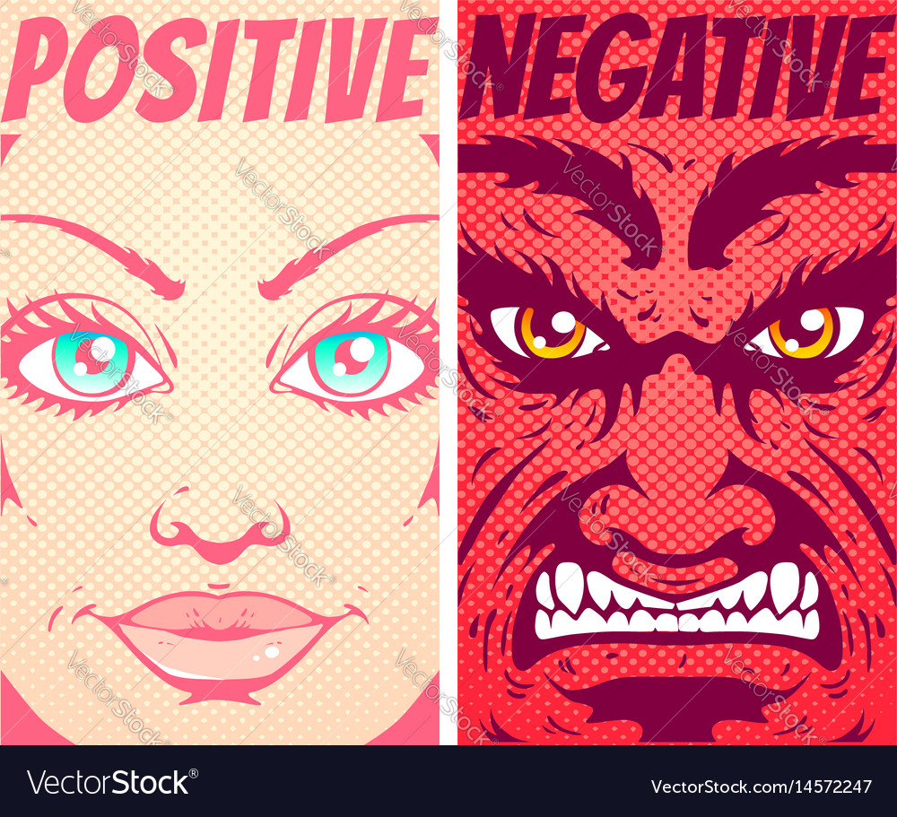 Good and evil Royalty Free Vector Image - VectorStock