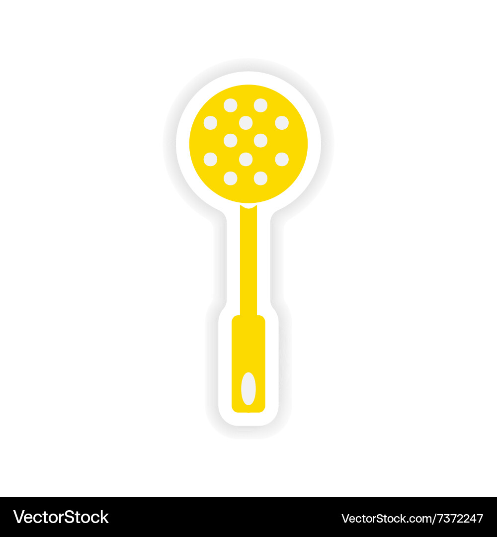 Icon sticker realistic design on paper skimmer Vector Image