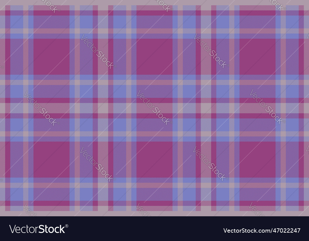 Pattern fabric background textile tartan texture Vector Image