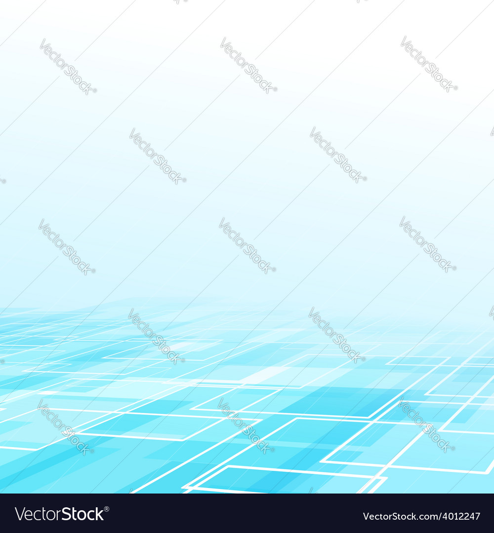 Perspective square element structure background Vector Image