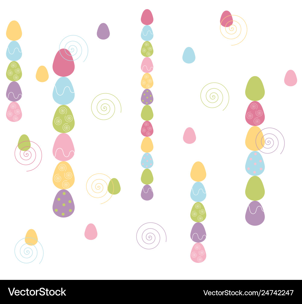 Seamless pattern with stack pastel colored Vector Image