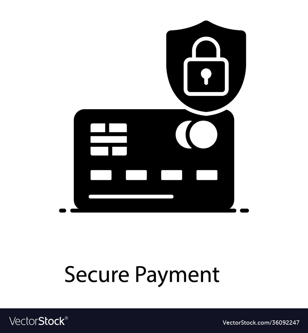 Secure payment Royalty Free Vector Image - VectorStock