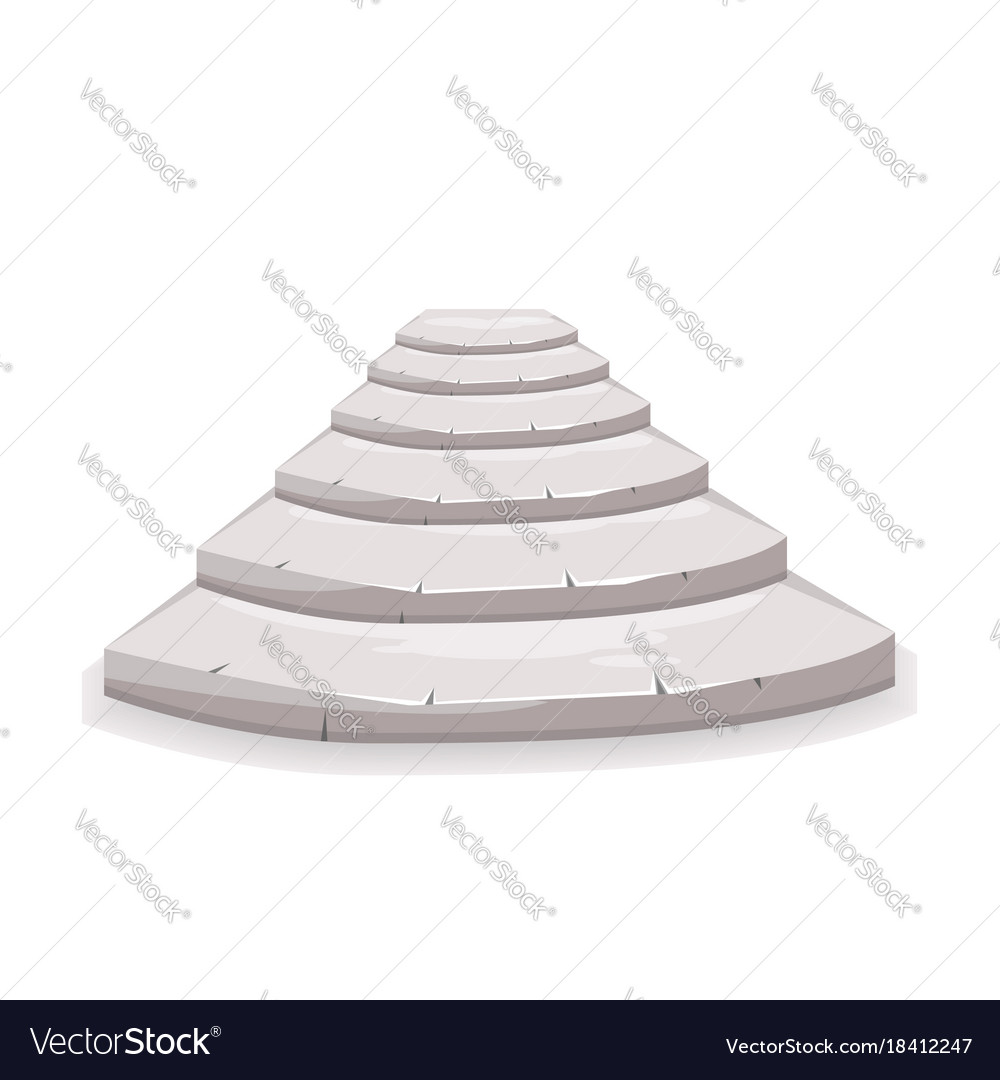 Stone step Royalty Free Vector Image - VectorStock