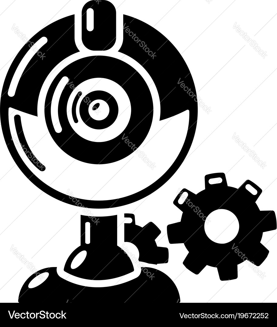 Fan repair icon simple style Royalty Free Vector Image