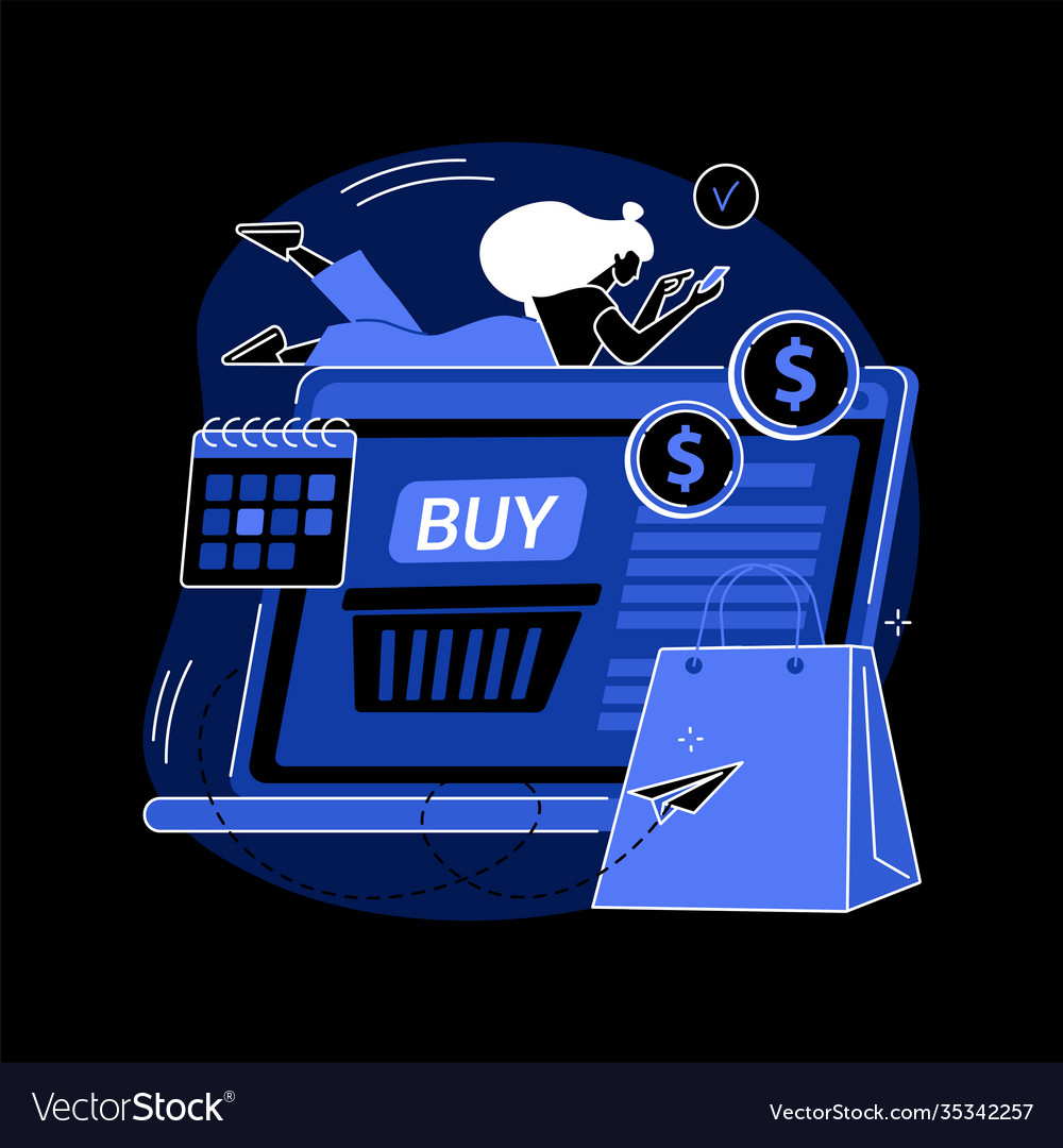 Order processing abstract concept Royalty Free Vector Image