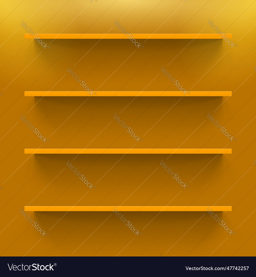 Shelves Royalty Free Vector Image - VectorStock