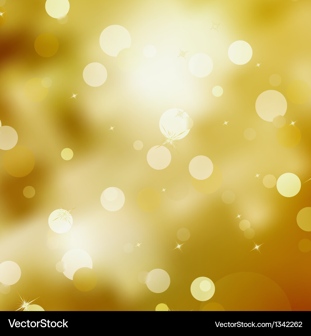Gold festive christmas background eps 8 Royalty Free Vector