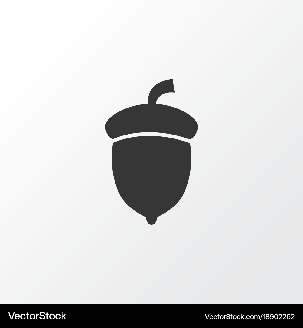 Oak nut icon symbol premium quality isolated Vector Image