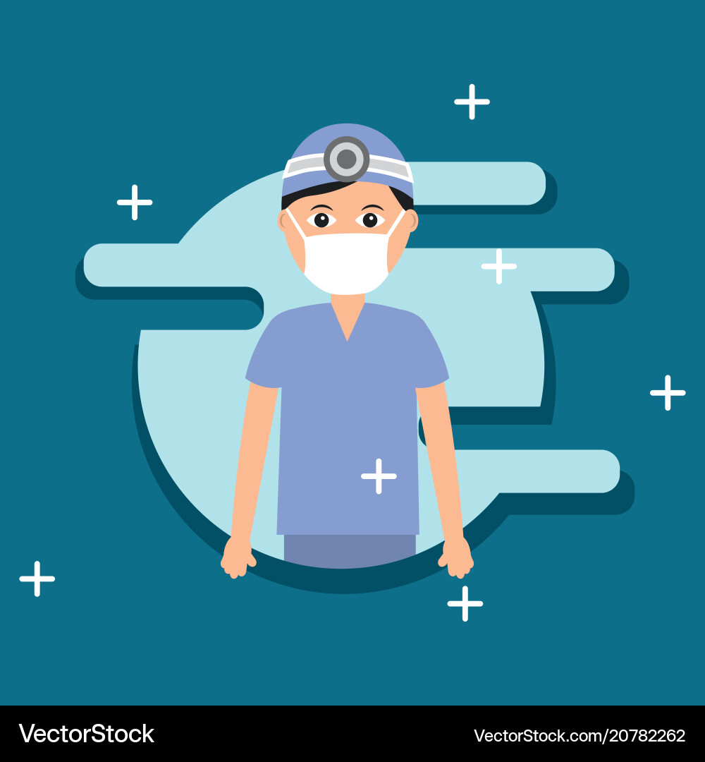 People medical profession Royalty Free Vector Image
