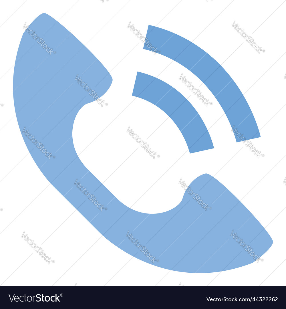 Phone call on a white background Royalty Free Vector Image