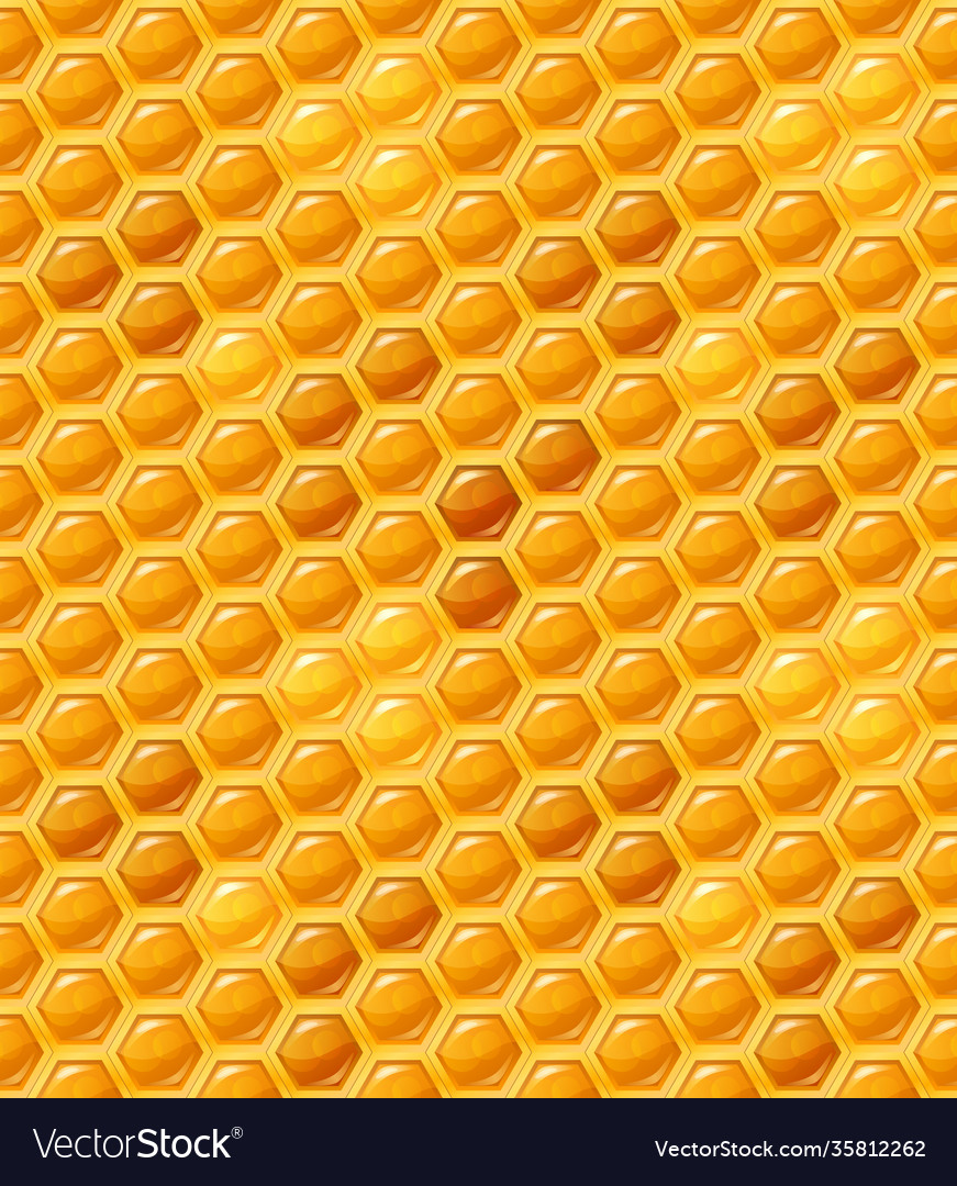 Seamless honeycomb pattern Royalty Free Vector Image