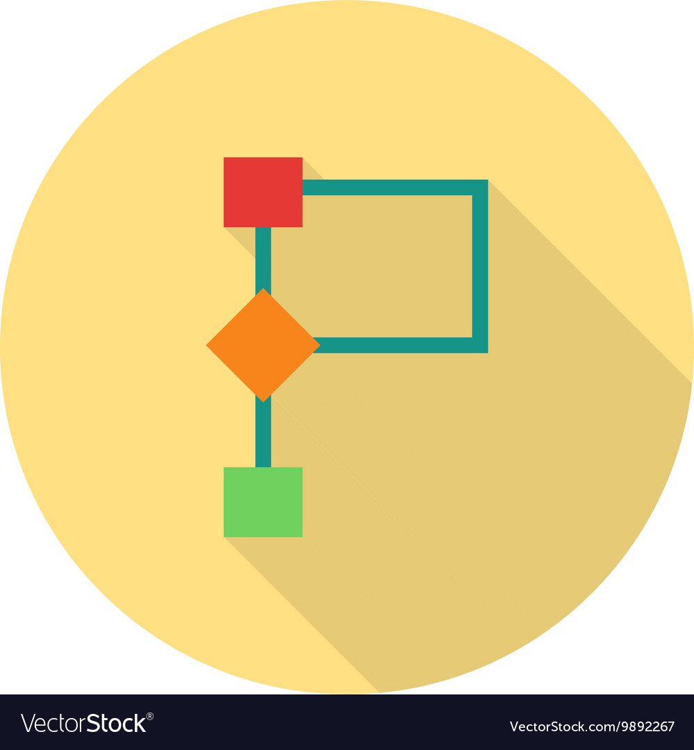 Flow Chart II Royalty Free Vector Image - VectorStock