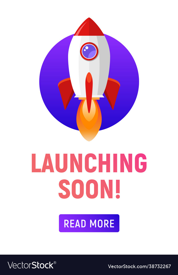 Launching soon marketing store template coming Vector Image Launching soon marketing store template coming Vector Image