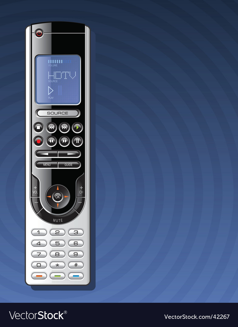 Remote control Royalty Free Vector Image - VectorStock