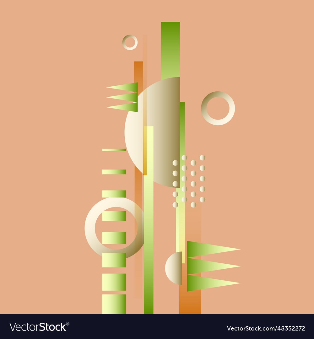 Abstract background with simple elements an image Vector Image