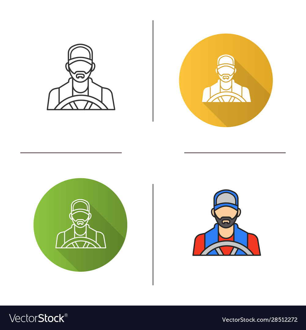 Driver icon Royalty Free Vector Image - VectorStock