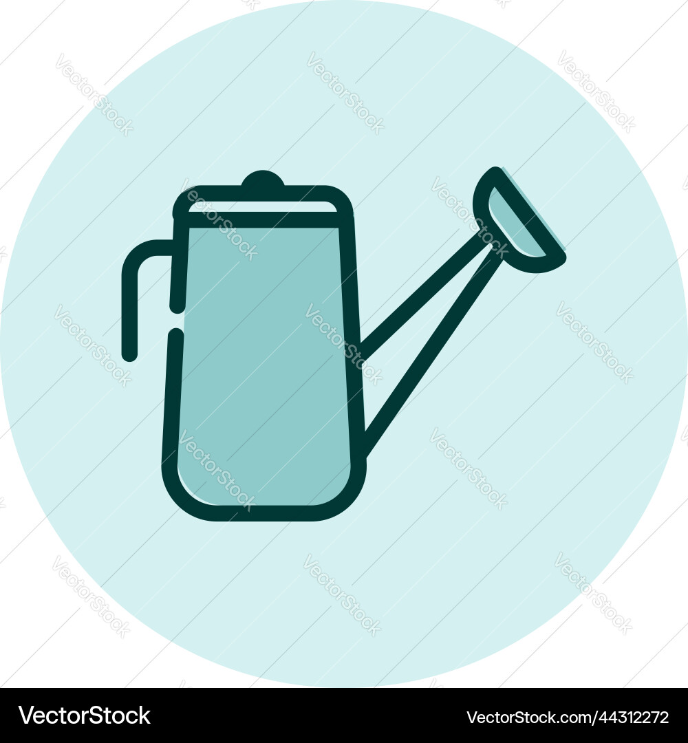 Farm water can on a white background Royalty Free Vector