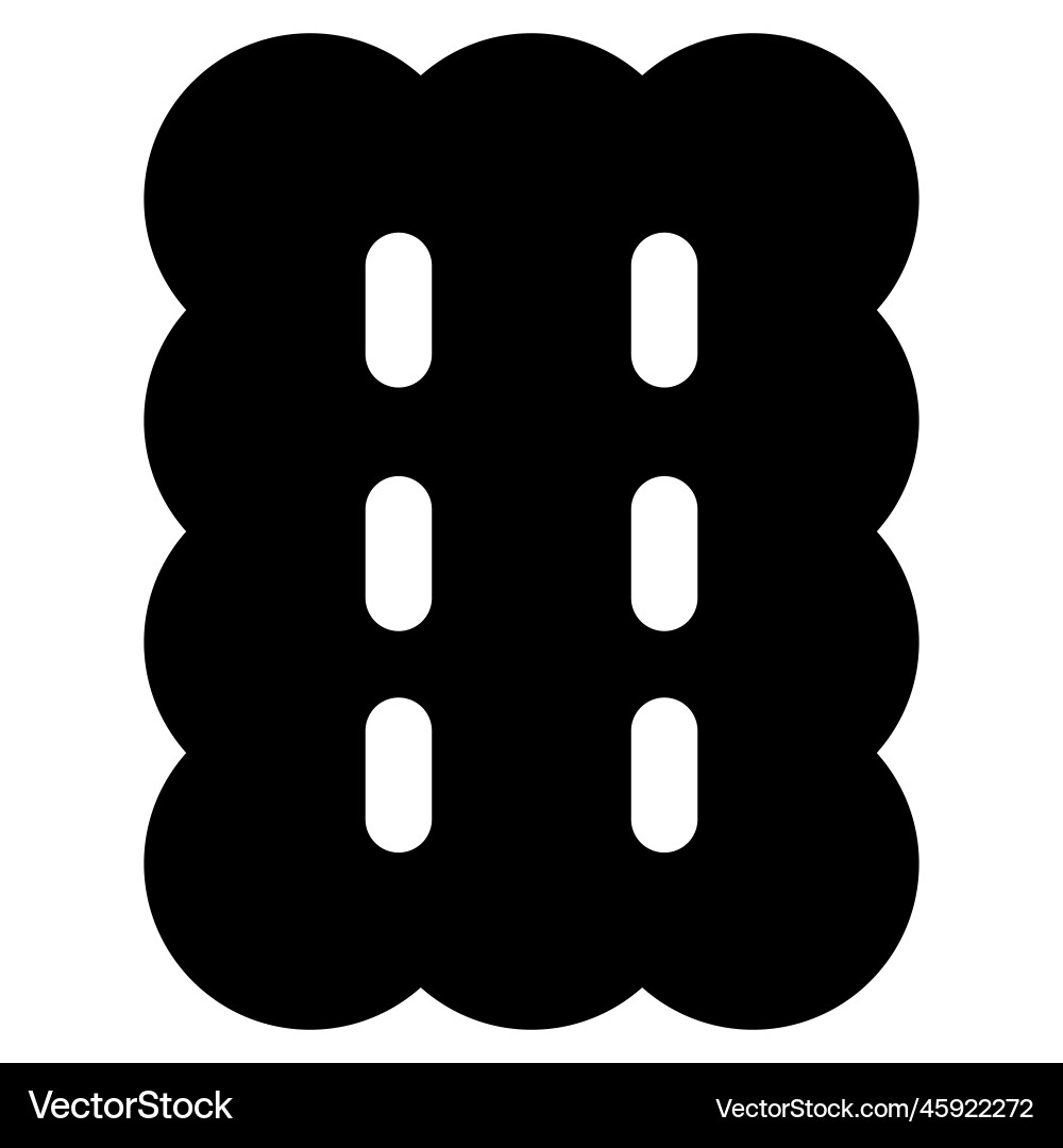 Smakager biscuit line Royalty Free Vector Image