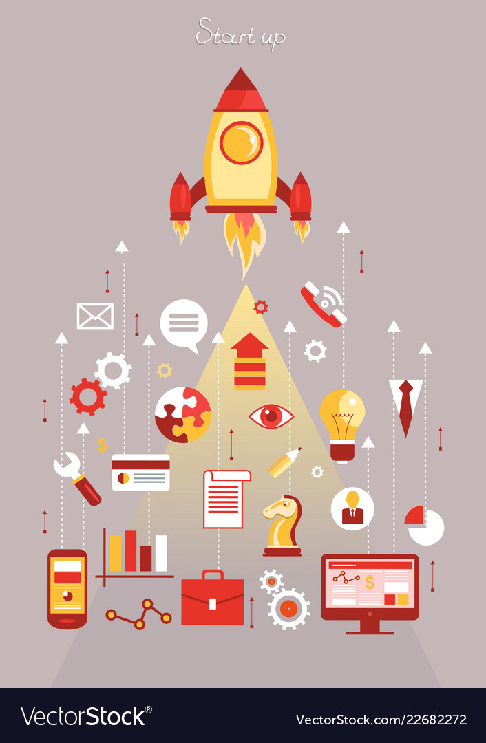 Startup Royalty Free Vector Image - VectorStock