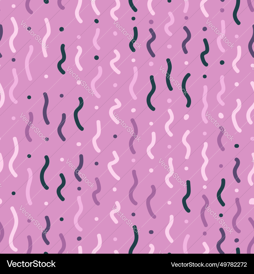 Vibrant colors in a hand drawn dynamic wave-like Vector Image