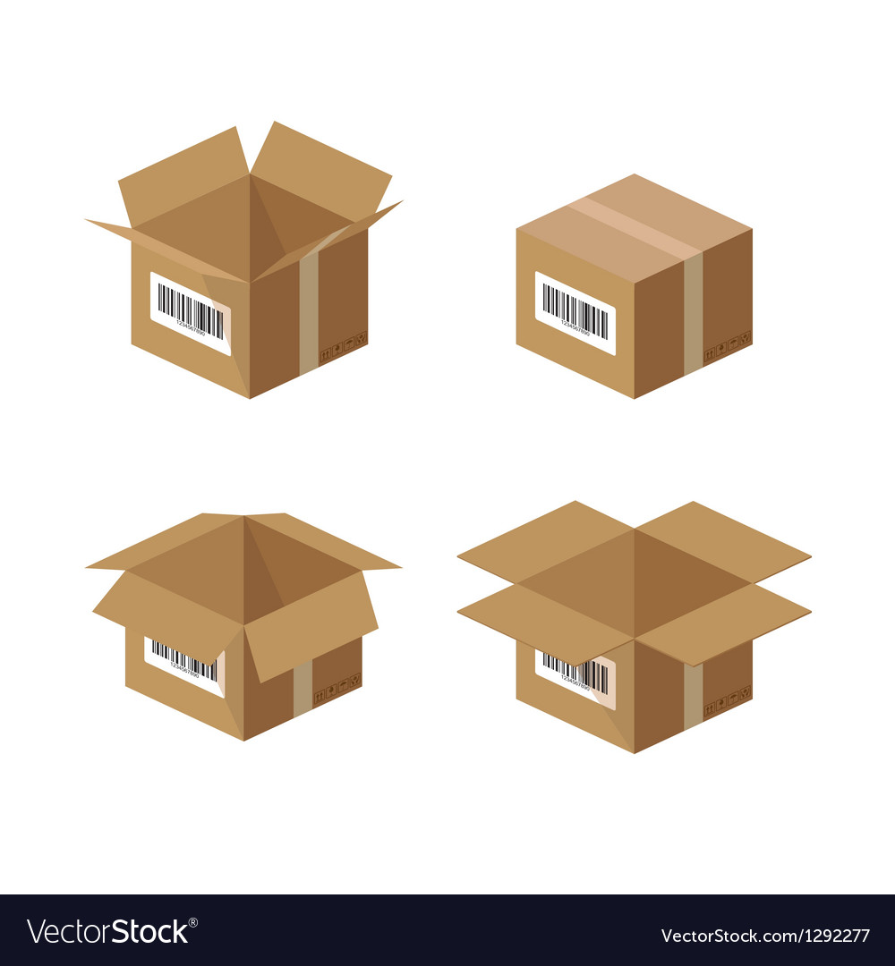 Box packaging Royalty Free Vector Image - VectorStock